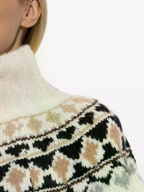 Munthe Verst Fair Isle Poncho