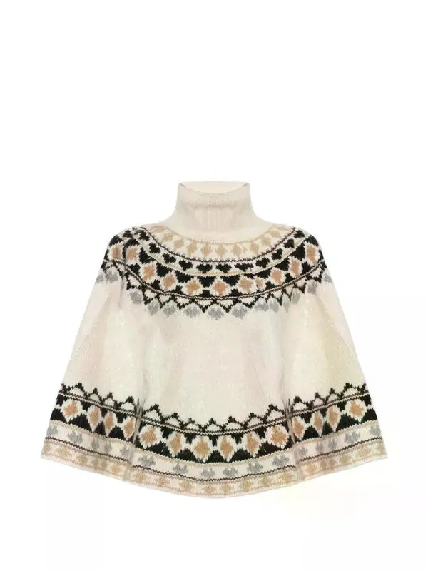 Munthe Verst Fair Isle Poncho