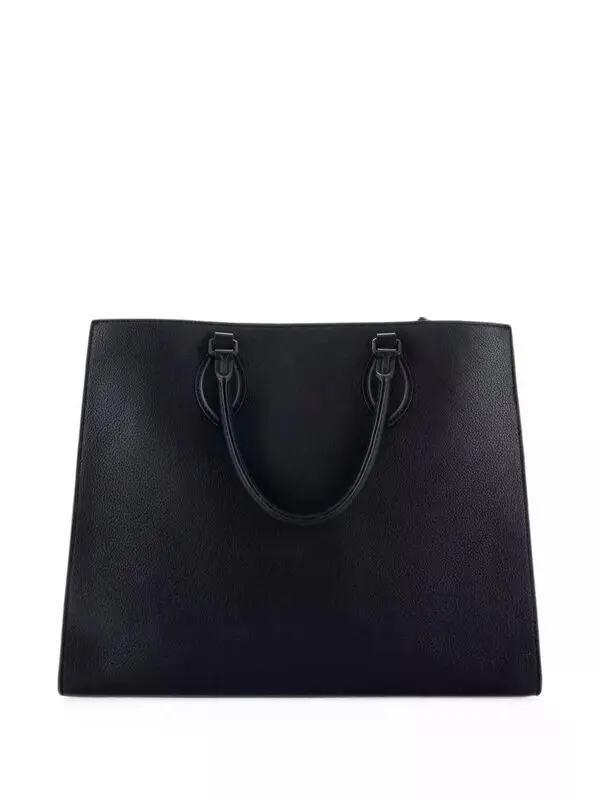 LOUIS VUITTON Lockme Monochrome Leather Mm Tote Bag