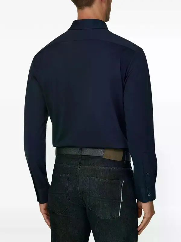 Boggi Milano Polo Shirt In Cotton And Silk Regular Fit