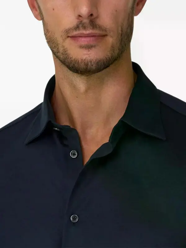 Boggi Milano Polo Shirt In Cotton And Silk Regular Fit