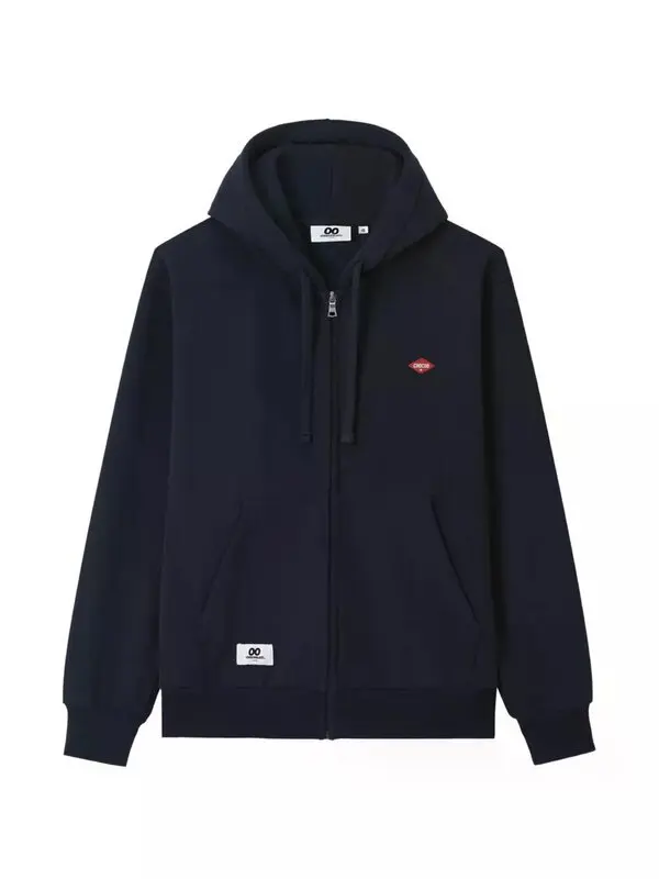 CHOCOOLATE Logo-patch Zip-up Hoodie