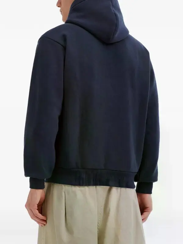 CHOCOOLATE Logo-patch Zip-up Hoodie