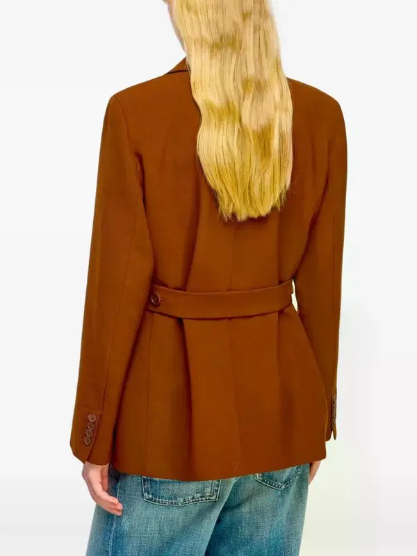 SEMICOUTURE Allison Belted Double-breasted Jacket