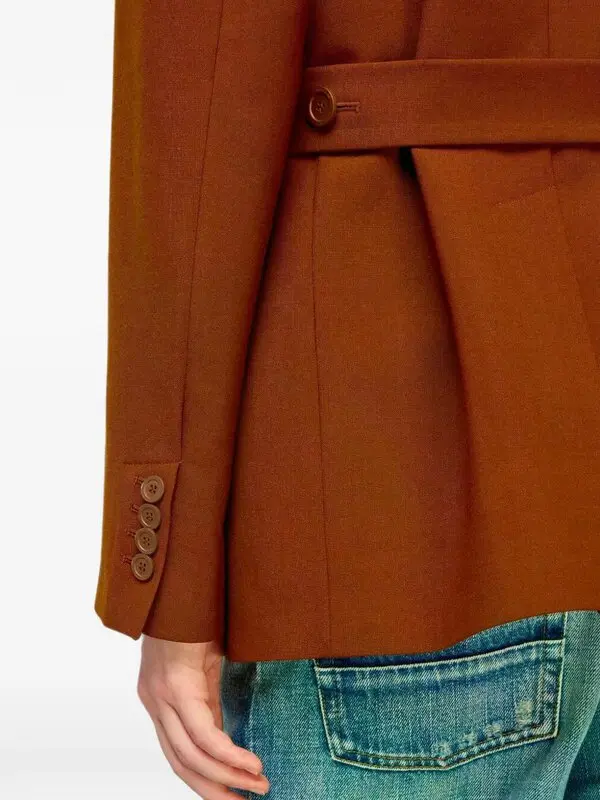 SEMICOUTURE Allison Belted Double-breasted Jacket