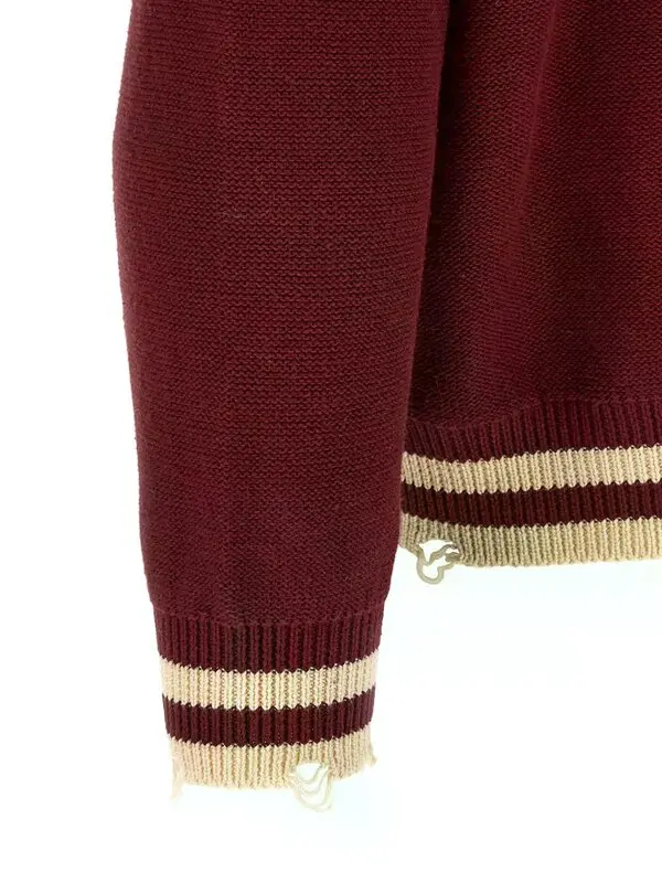 FOUND Fin Varsity Patch Cardigan