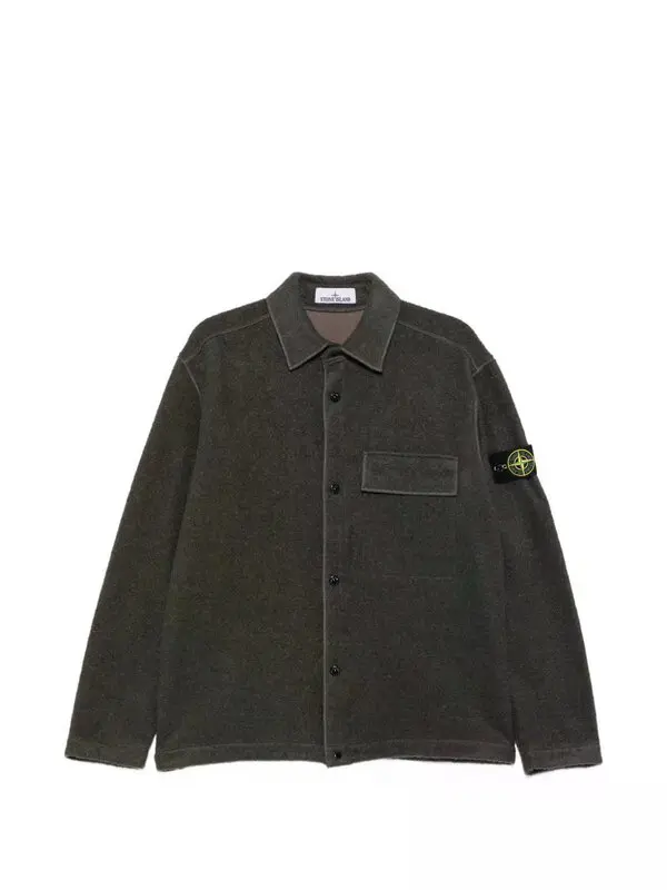 Stone Island Logo-patch Shirt Jacket