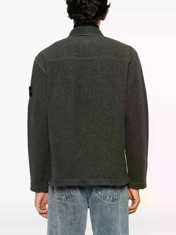 Stone Island Logo-patch Shirt Jacket