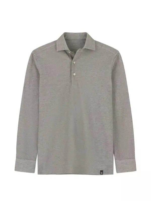 Boggi Milano Sakura Polo In Japanese Jersey