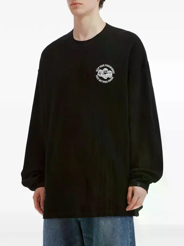 FINGERCROXX Logo-print T-shirt