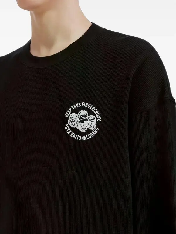 FINGERCROXX Logo-print T-shirt