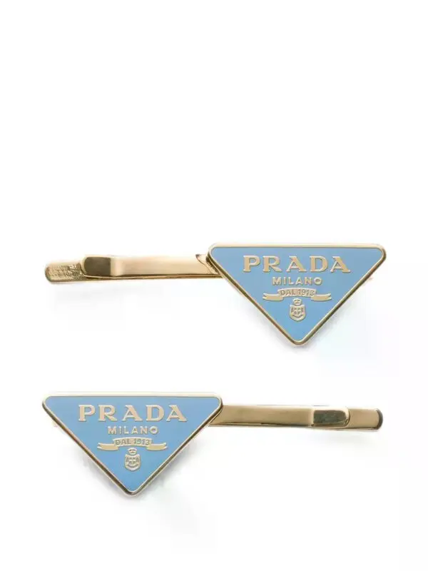 Prada Metal Hair Clips