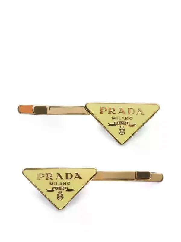 Prada Metal Hair Clips