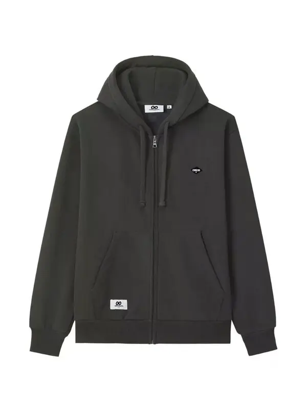 CHOCOOLATE Zip-up Logo-patch Hoodie
