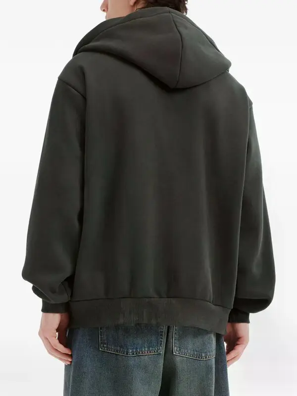 CHOCOOLATE Zip-up Logo-patch Hoodie