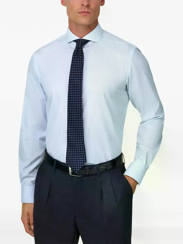 Boggi Milano Striped Cotton Slim-fit Shirt