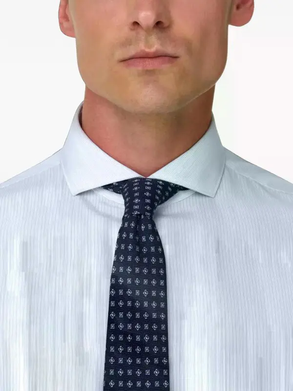 Boggi Milano Striped Cotton Slim-fit Shirt