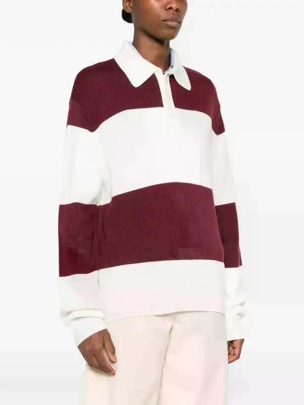 A.p.c. Luis Striped Polo Sweater