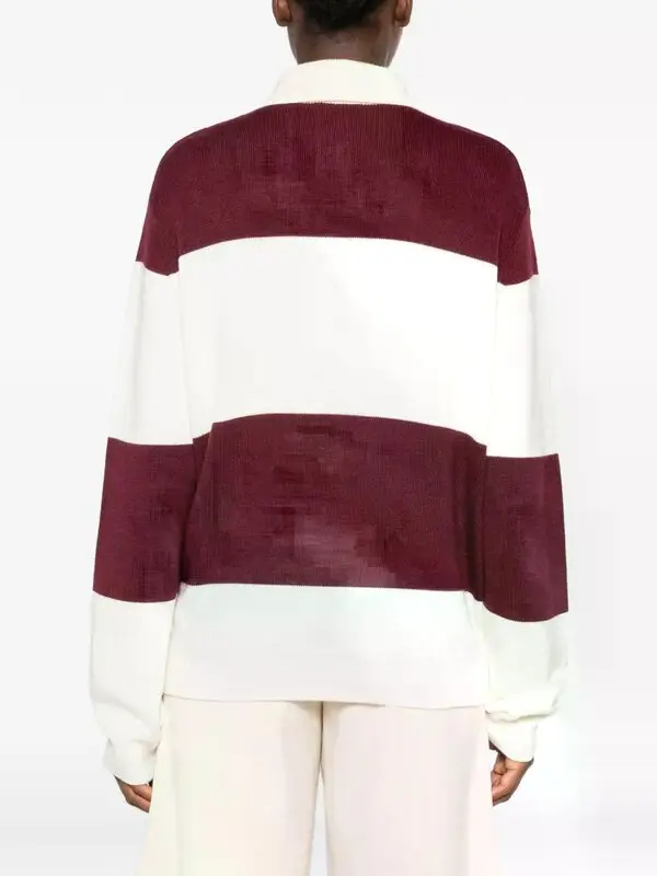A.p.c. Luis Striped Polo Sweater