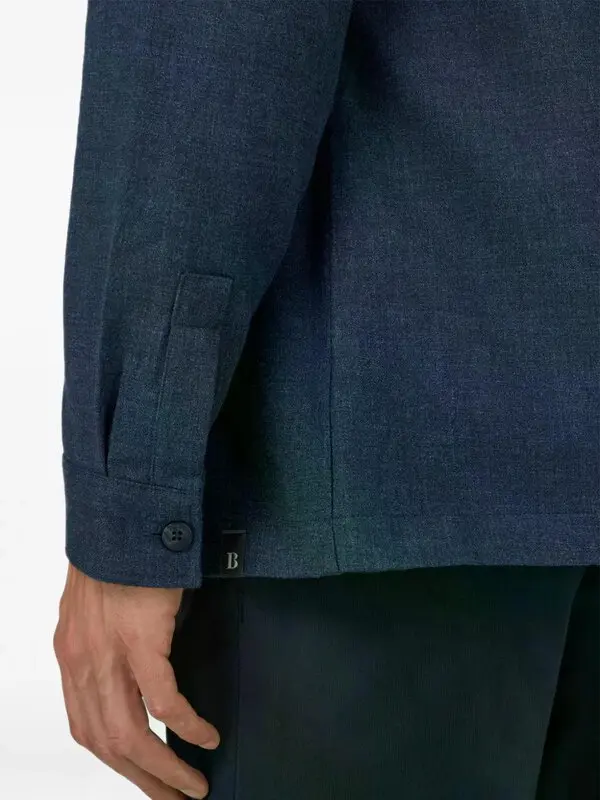 Boggi Milano Overshirt Indouble-face Denim