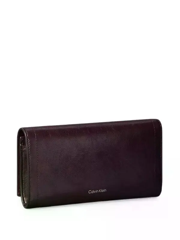Calvin Klein Logo-plaque Foldover Wallet