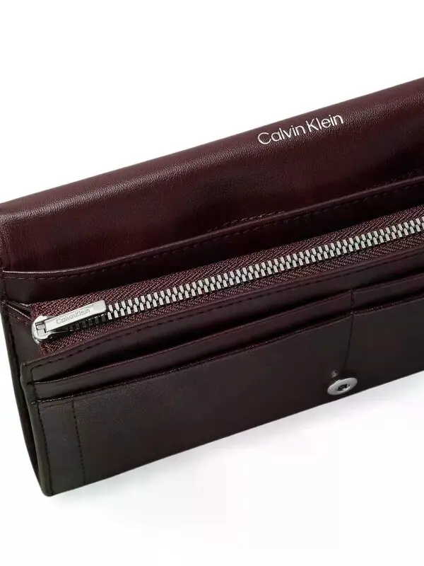 Calvin Klein Logo-plaque Foldover Wallet
