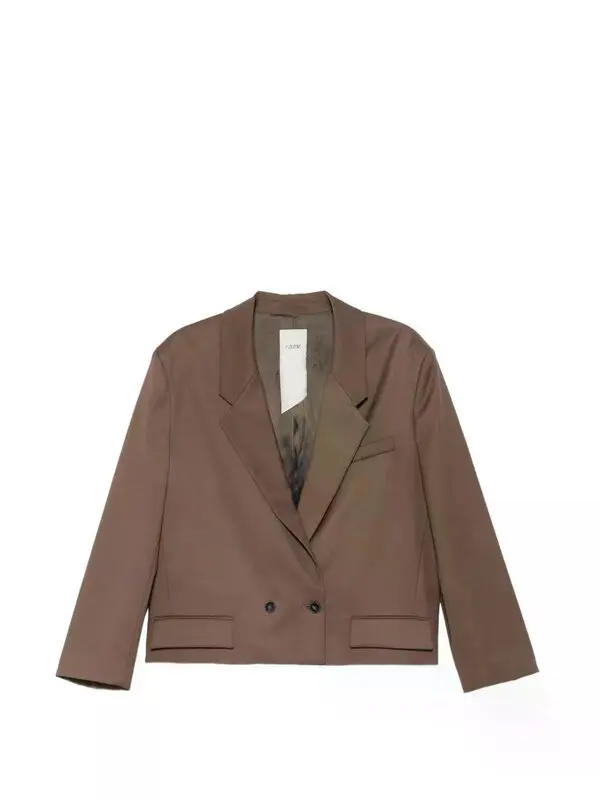 RAME Double-breasted Cropped Jacket