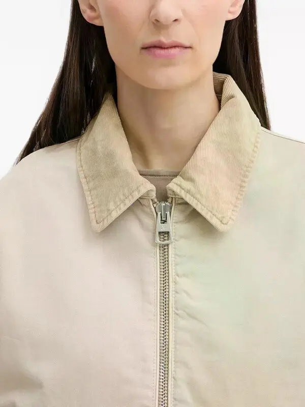 Marc O'polo Corduroy-collar Zip-up Jacket
