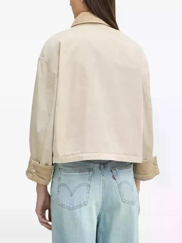 Marc O'polo Corduroy-collar Zip-up Jacket