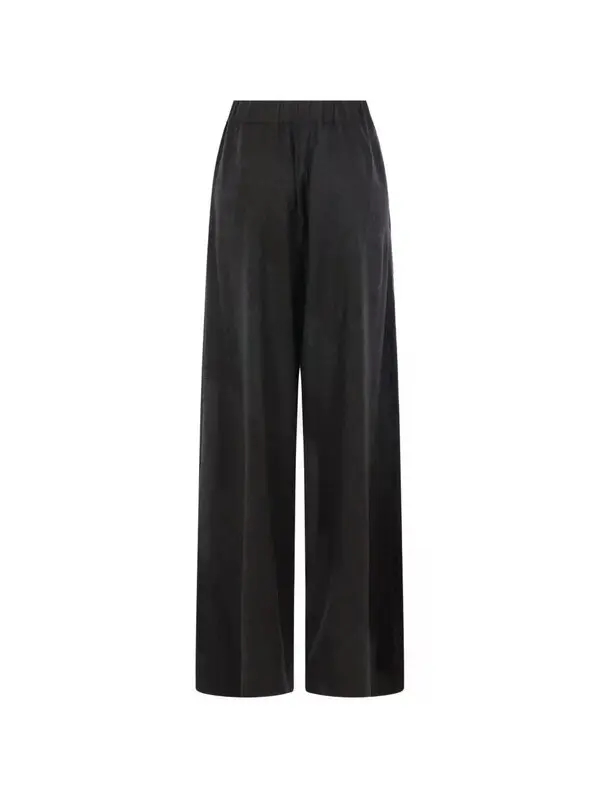 Dusan Pleated Wide-leg Trousers - Green