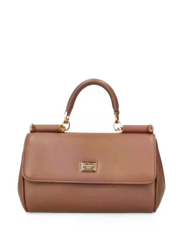 Dolce & Gabbana Mini My Sicily Handbag In Plongé Calfskin