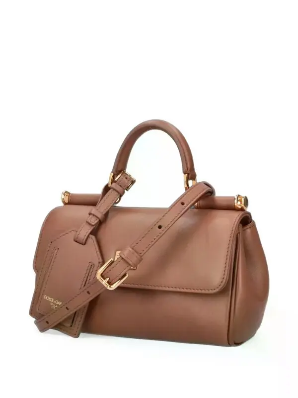Dolce & Gabbana Mini My Sicily Handbag In Plongé Calfskin