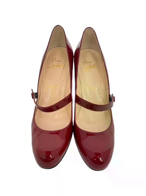 CHRISTIAN LOUBOUTIN Mary Jane Pumps - Red