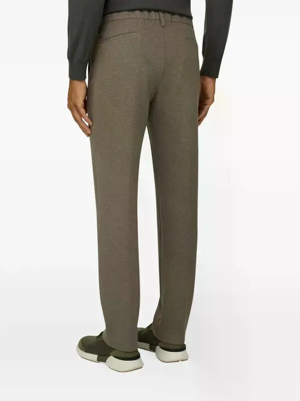 Boggi Milano Trousers In Cotton Blend Jersey
