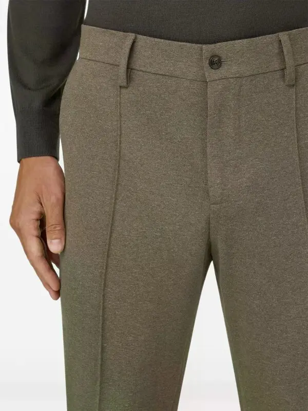 Boggi Milano Trousers In Cotton Blend Jersey
