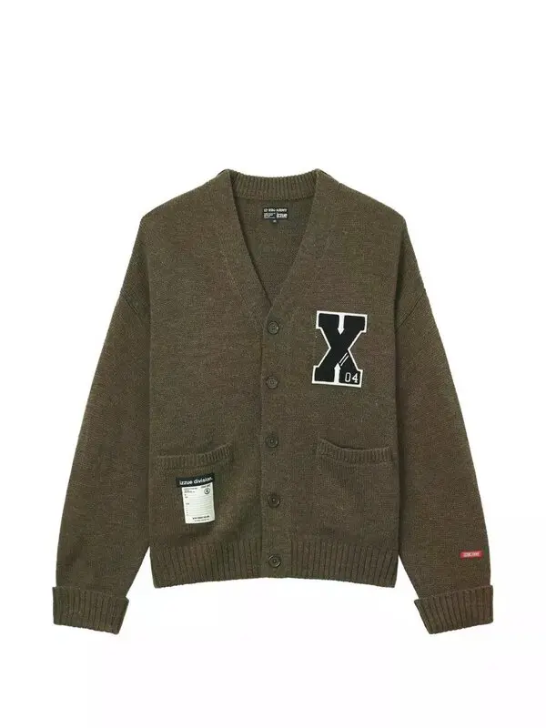 Izzue Logo-patch V-neck Cardigan