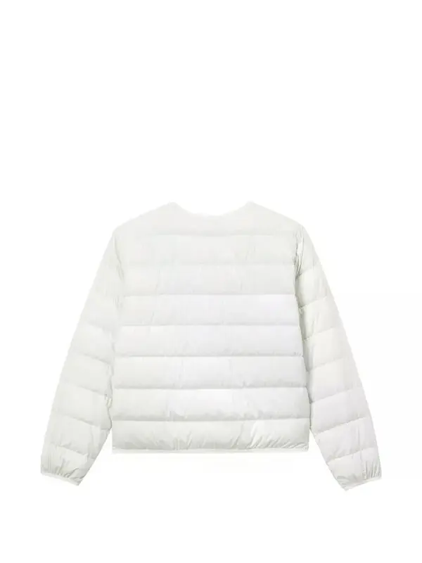 CHOCOOLATE Quilted Heart-embroidered Jacket - White