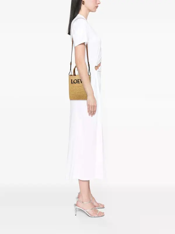 Loewe 2023 Raffia Standard A5 Satchel
