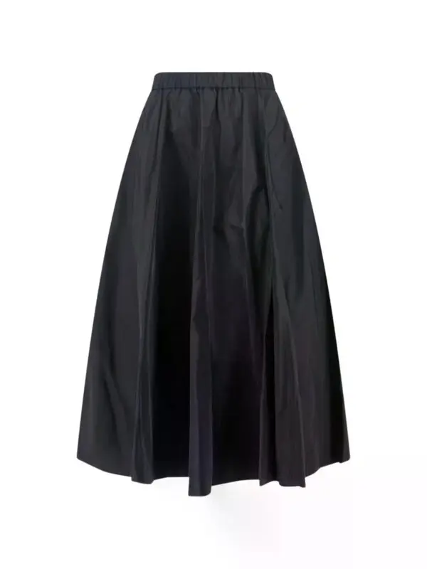 Aspesi Unlined Technical Polyester Skirt - Black