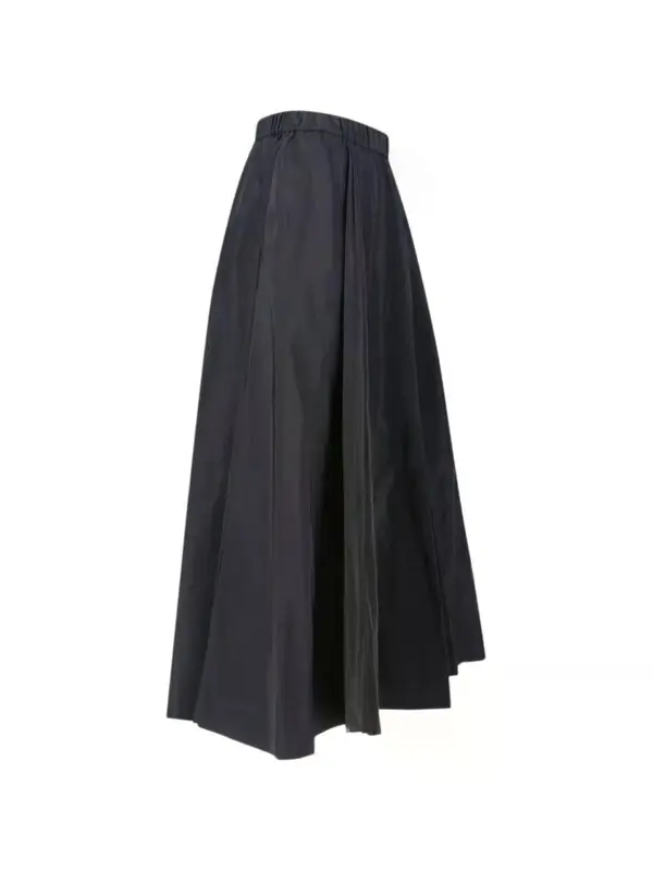 Aspesi Unlined Technical Polyester Skirt - Black