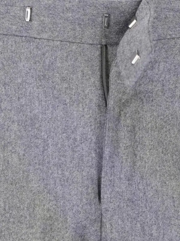 PT TORINO Pleated Turn-up Trousers