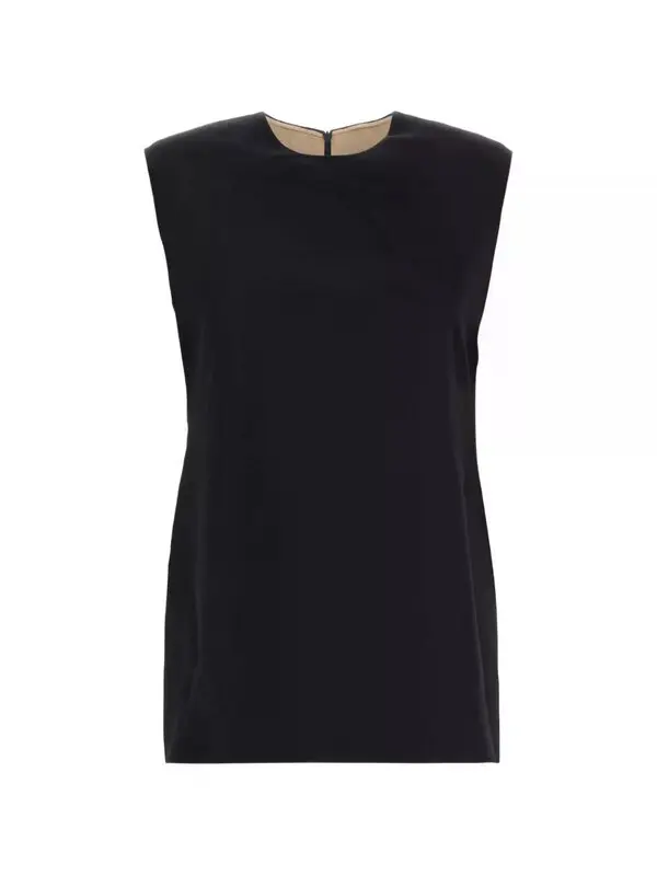 Carven Sleeveless Wool Tank Top