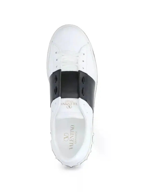 Valentino Garavani Open Rockstud Leather Sneakers