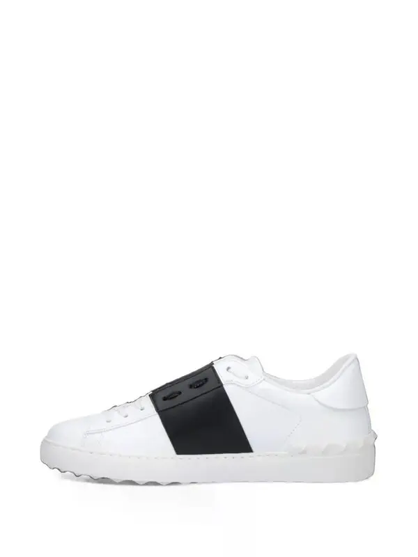 Valentino Garavani Open Rockstud Leather Sneakers