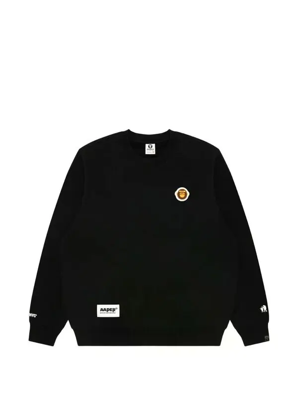 AAPE BY *A BATHING APE Aaper Aldo Logo-patch Sweatshirt - Black