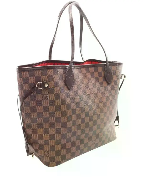 LOUIS VUITTON 2013 Damier Ebene Neverfull Mm Tote Bag