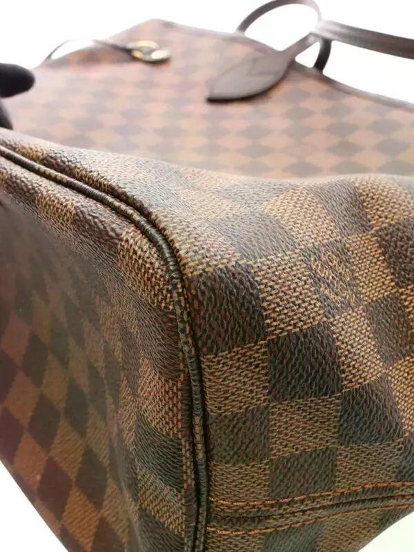 LOUIS VUITTON 2013 Damier Ebene Neverfull Mm Tote Bag