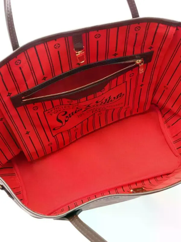 LOUIS VUITTON 2013 Damier Ebene Neverfull Mm Tote Bag