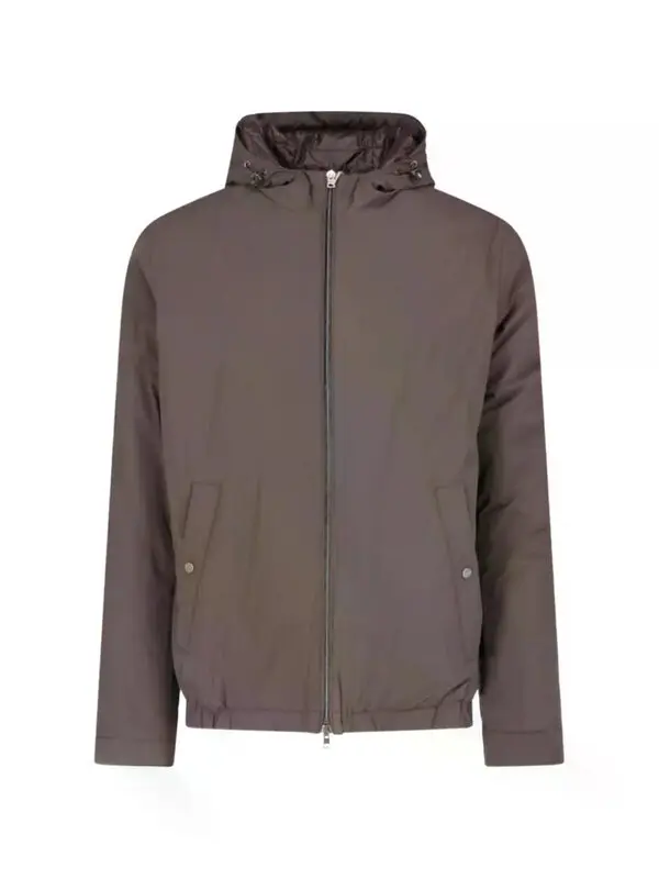 Herno Hooded Padded Jacket - Brown