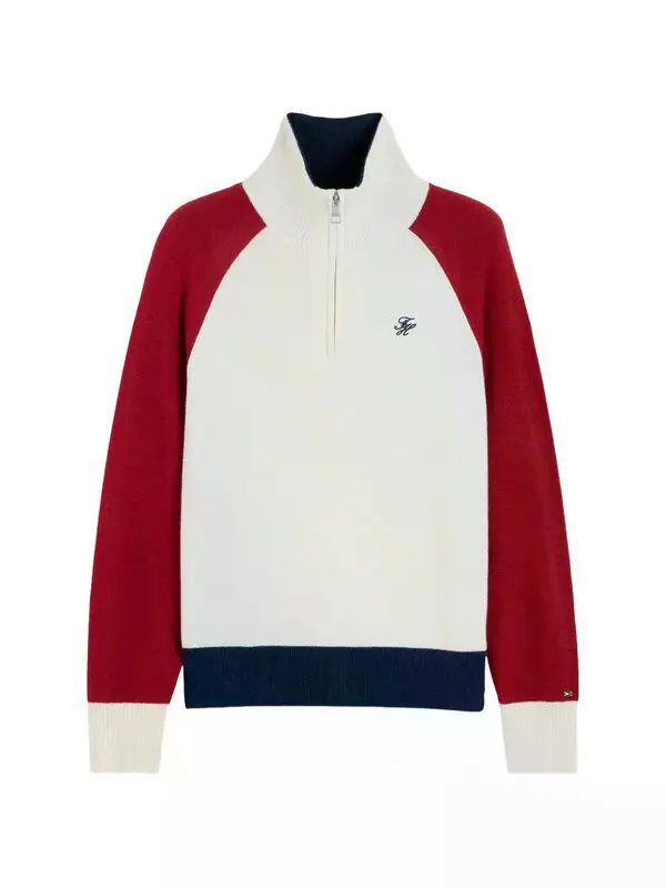 Tommy Hilfiger Raglan-sleeve Quarter-zip Jumper